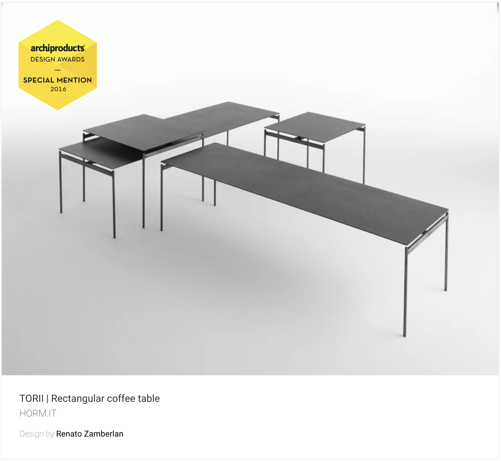 Archiproducts Design Awards 2016 Winners | Archiproducts Design Awards
